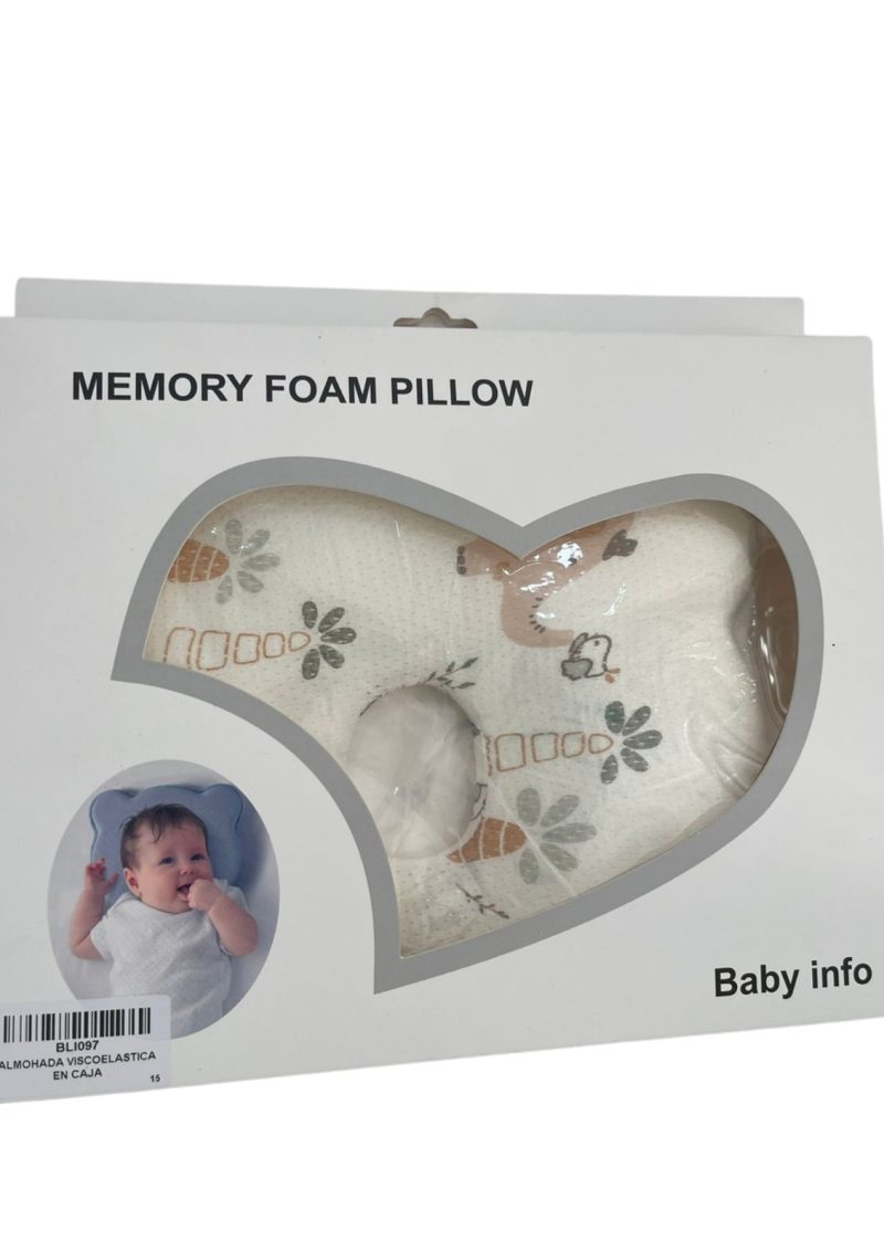 Almohada Viscoelástica para Bebé – Memory Foam – Baby Gash